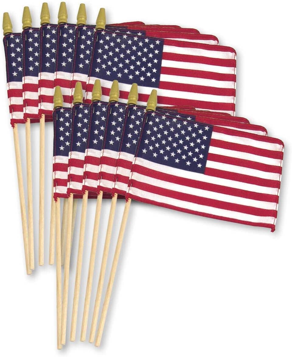 Premium Miniature Flags - American Made, Many Options