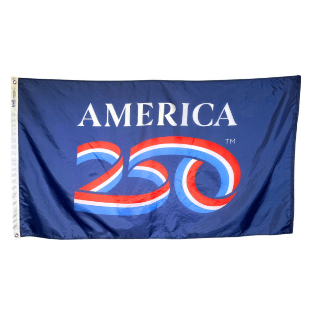 America 250 Flag – Made in USA Nylon (2x3, 3x5, 4x6, 5x8)