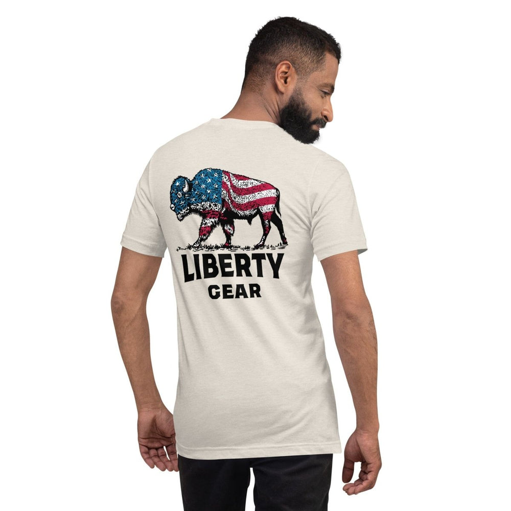 Experience the Power of Bison with Liberty Gear Bison Tee