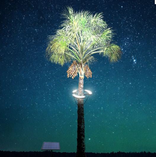 Commercial Grade Solar Flagpole Light